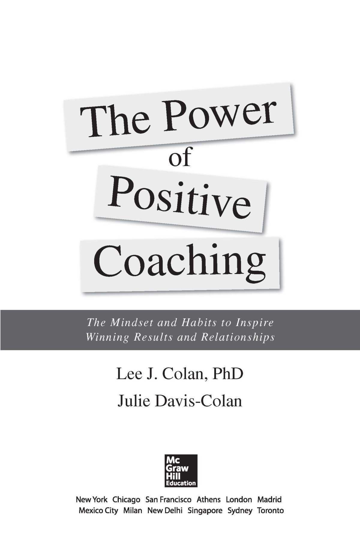 The Power of Positive Coaching - The L Group