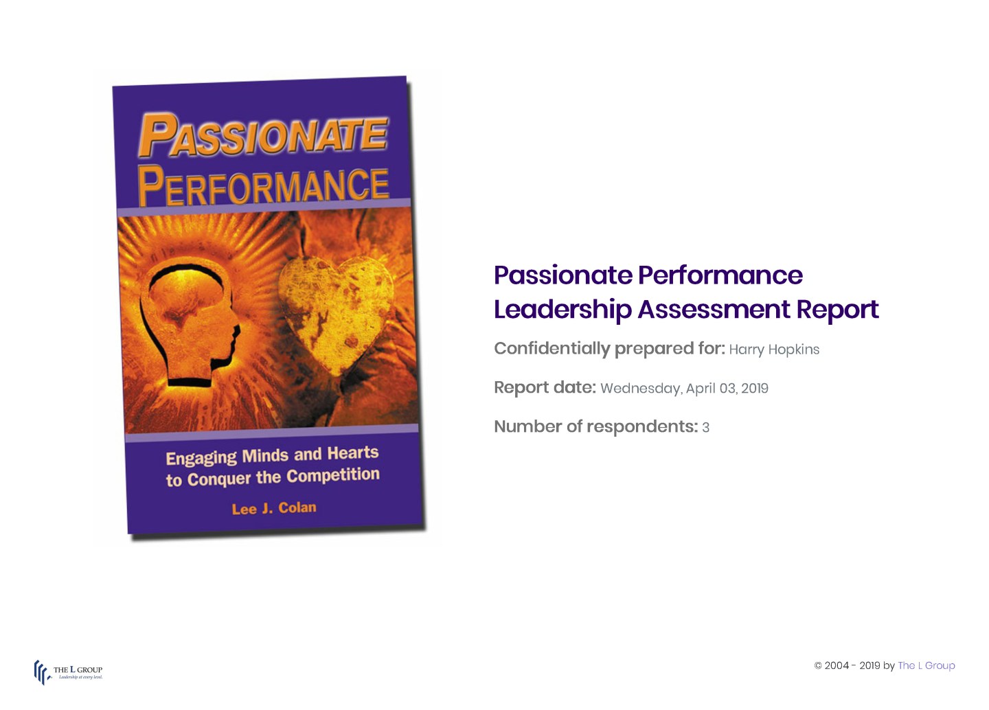 Passionate Performance Leadership Assessment - The L Group